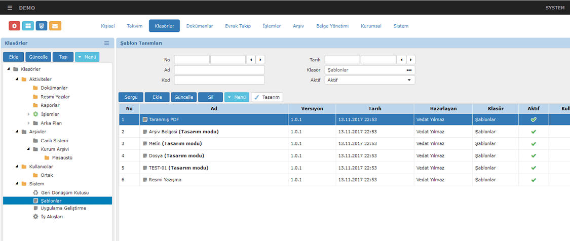 Doküman Yönetim Sistemi - Turksoft Bilişim Sistemleri